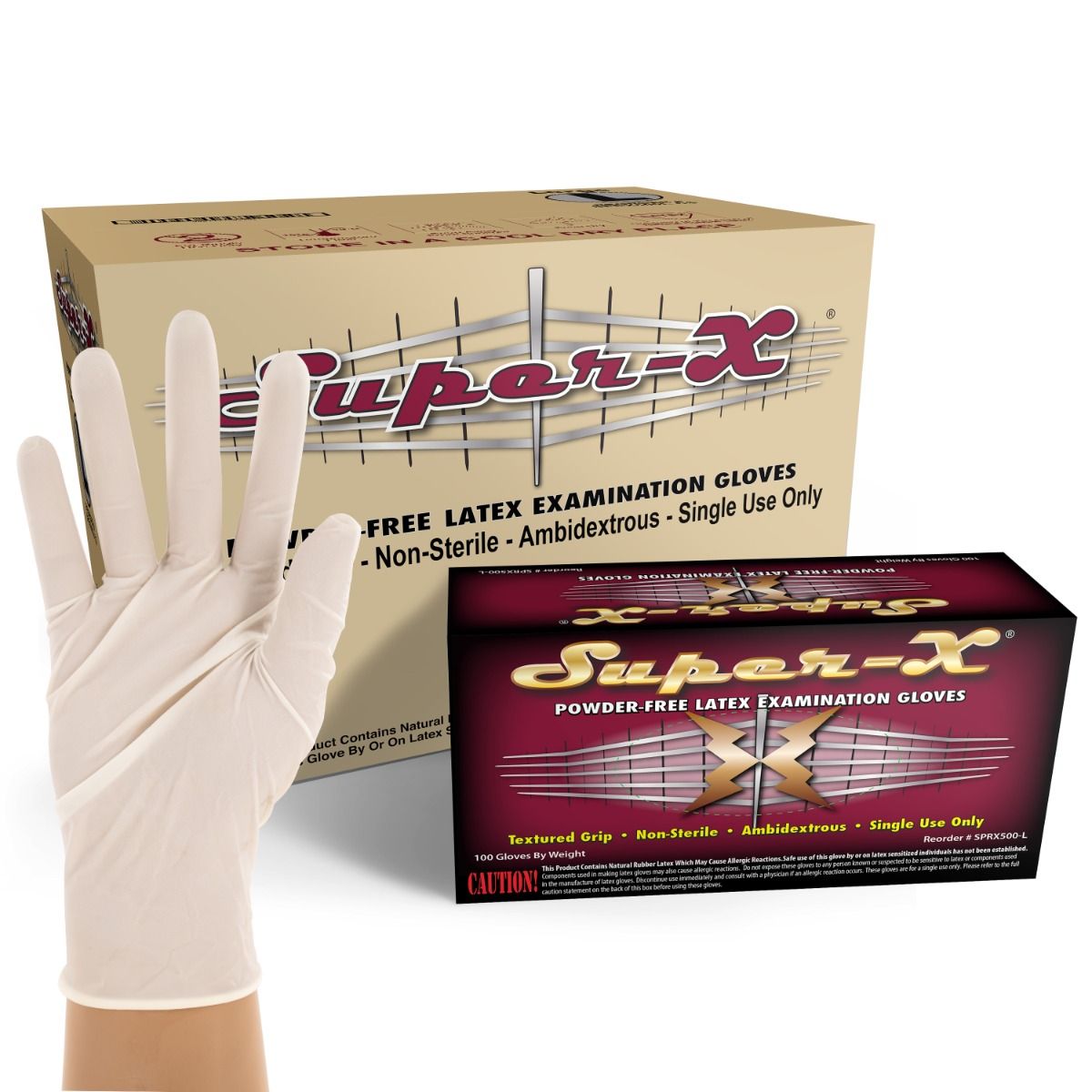 Latex examination glove store